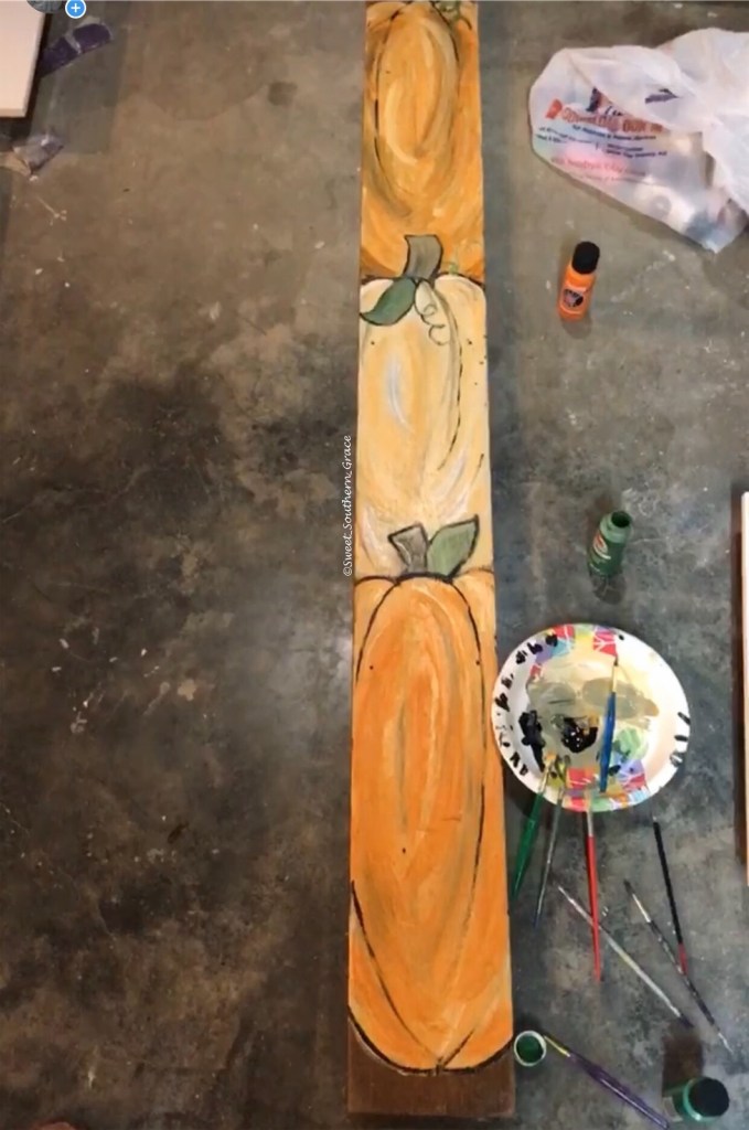 DIY Fall Wood Sign from Scrap Wood – Sweet Southern Grace