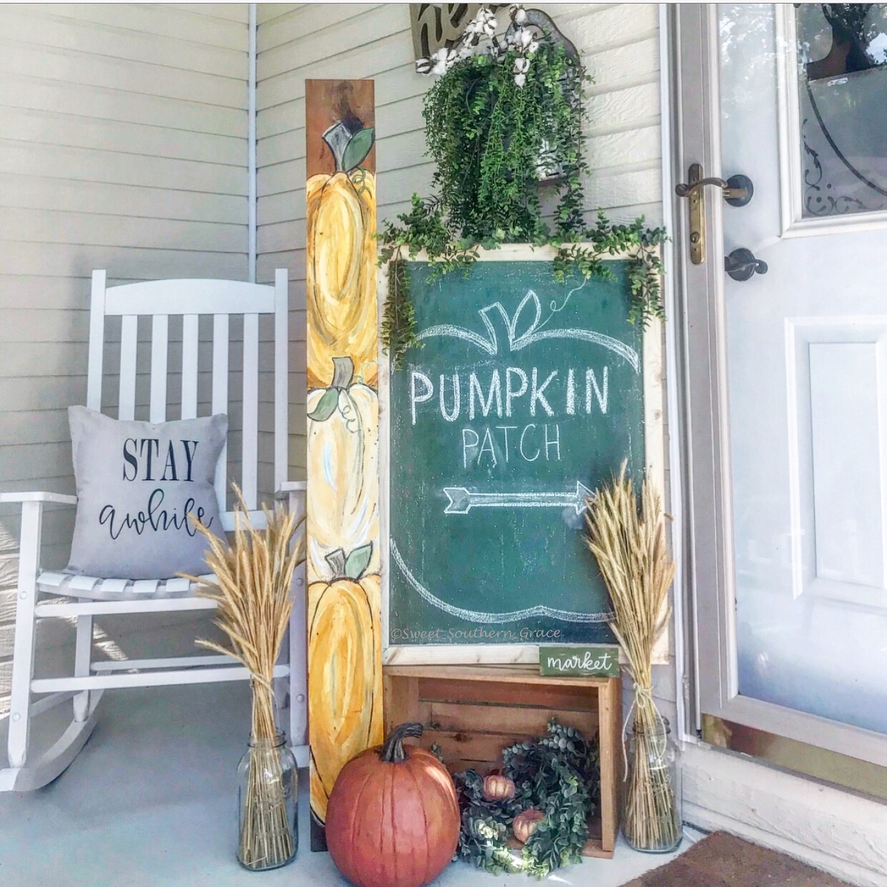 DIY Fall Wood Sign from Scrap Wood – Sweet Southern Grace